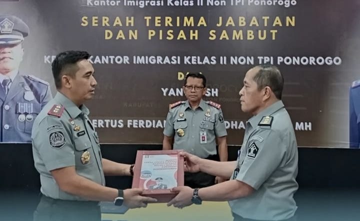 Kepala Kantor Imigrasi Ponorogo Berganti, Yanto Pindah ke Surabaya