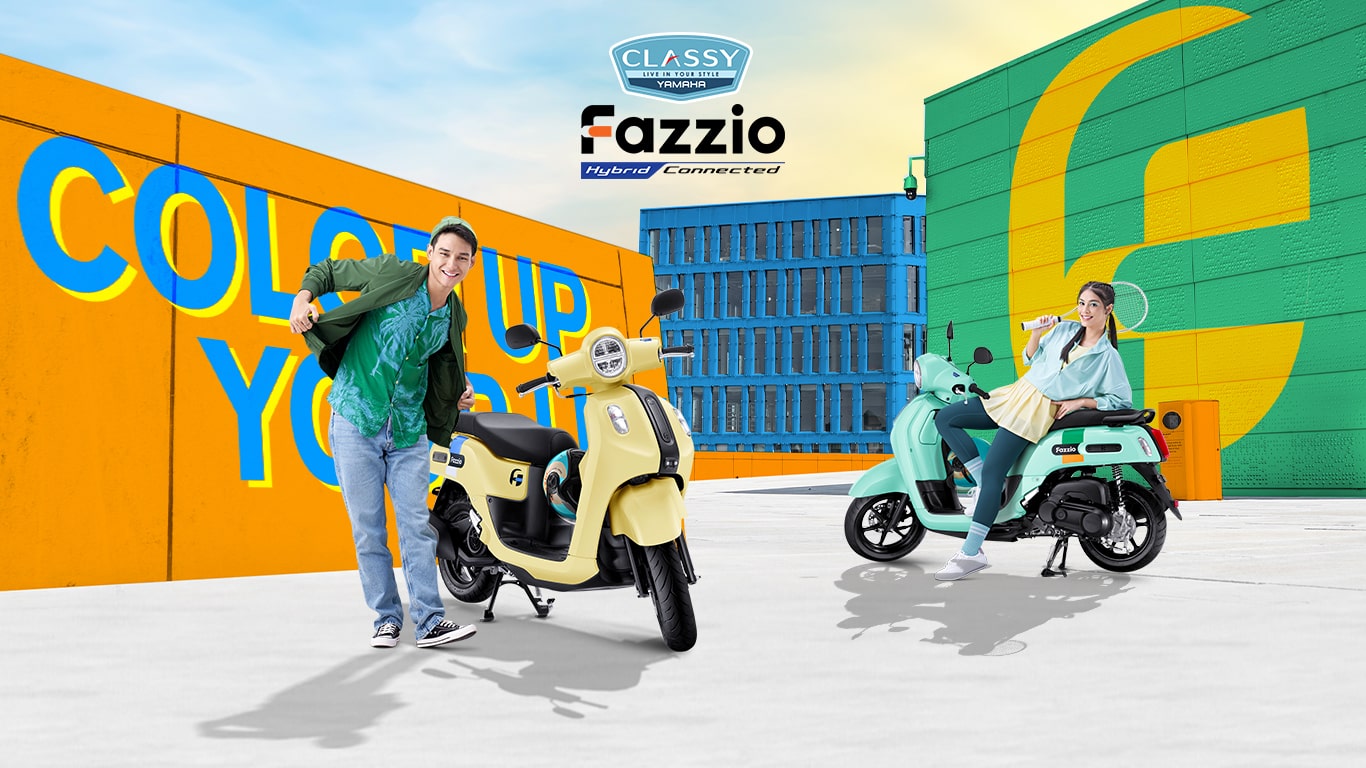 Usai Grand Filano, Yamaha Indonesia Segarkan Warna Yamaha Fazzio ...