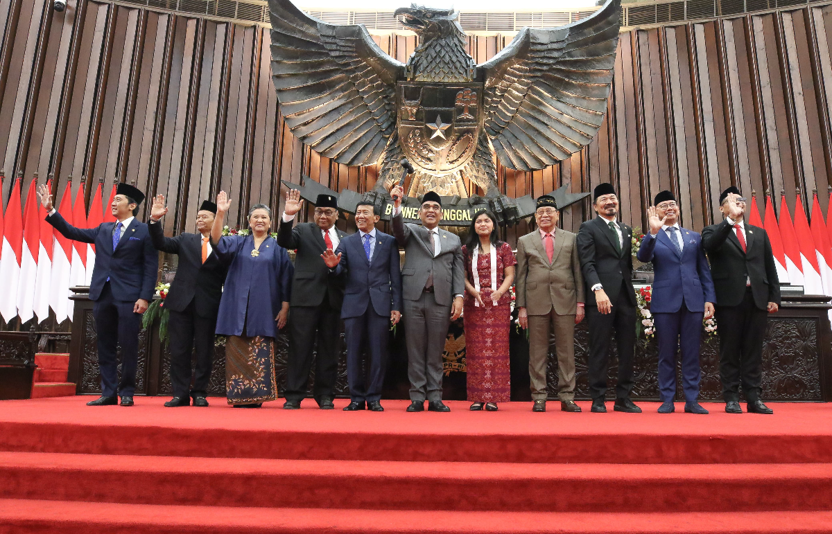 Pimpinan MPR RI 2024-2029 Resmi Dilantik, Ini Susunan Lengkapnya ...