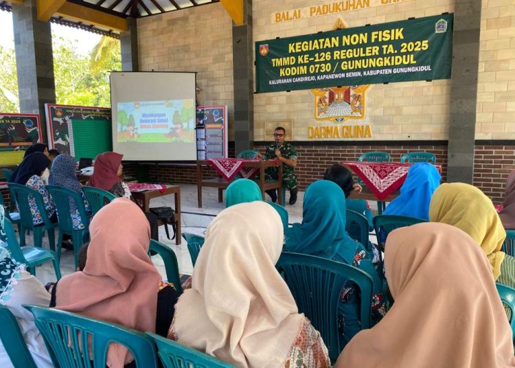 TMMD ke 126 di Gunungkidul, TNI Gencarkan Edukasi Cegah Stunting dan ...