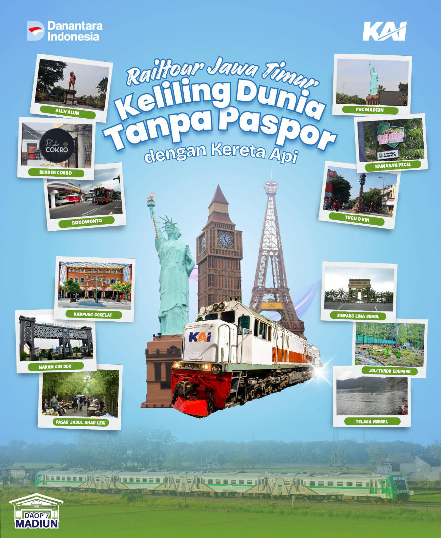 KAI Daop 7 Madiun Luncurkan Program Rail Tour Jawa Timur ...