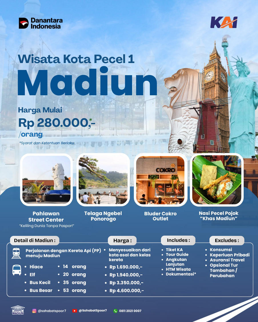 Rail Tour Jawa Timur Resmi Diluncurkan KAI Daop 7 Madiun ...